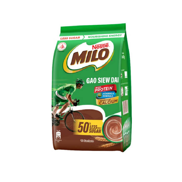 Susu Milo Gao Siew Dai Less Sugar Singapore 13 x 33 Gram | Lazada Indonesia