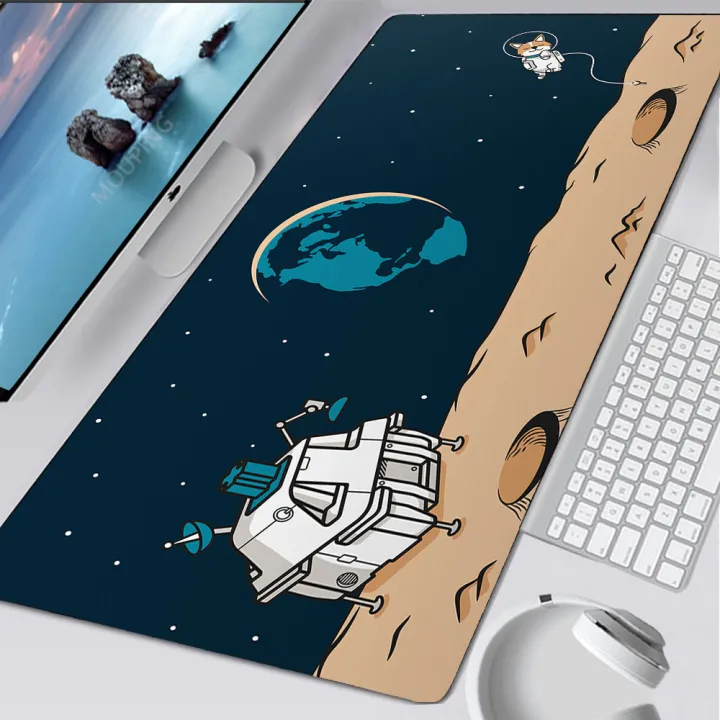 Gmk Earth Tones Space Dogs Mouse Pad Company Anime Mouse Mats Gamer ...