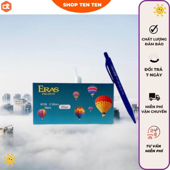 Bút Bi Tam Giác Eras E178 0.38mm Viết Được Trên Giấy Ẩm Ướt, Dầu Mỡ - Mực Dầu Viết Êm Trơn ...