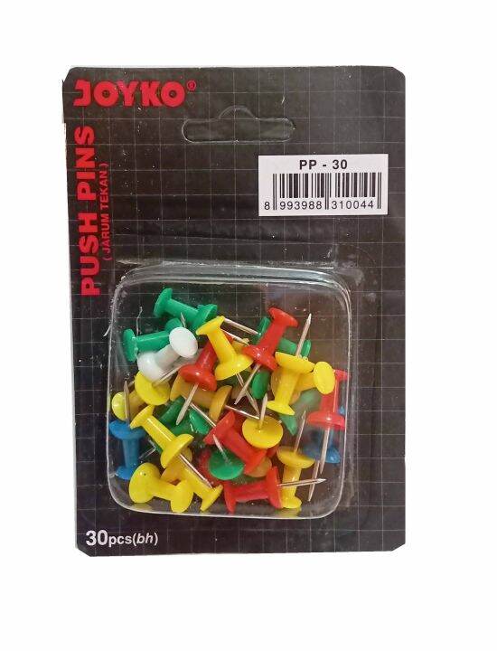 Push Pins Pin Jarum Tekan Multiwarna | Lazada Indonesia