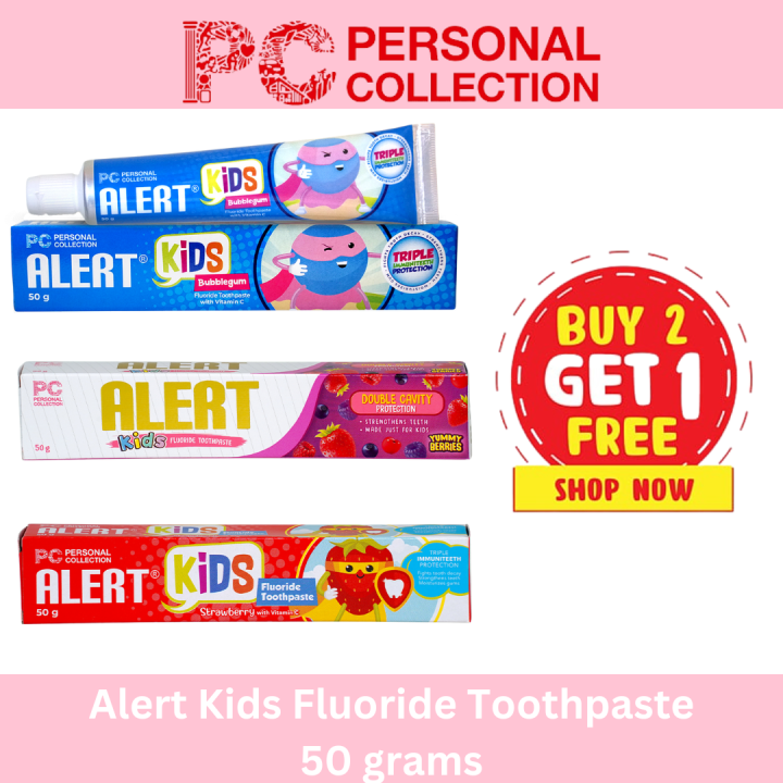 Personal Collection Alert Kids Fluoride Toothpaste 50 grams ...
