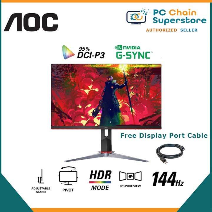 AOC 27G2 Gaming Monitor-- 27" Full HD 1080P IPS 144hz 1ms Adaptive Sync ...