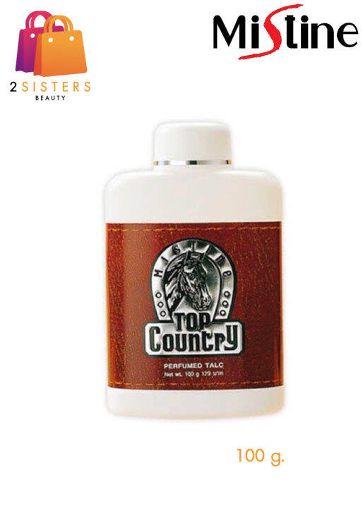 แป้งหัวม้า มิสทิน ท็อป คันทรี่ Mistine Top Country Perfumed Talc 100 g ...