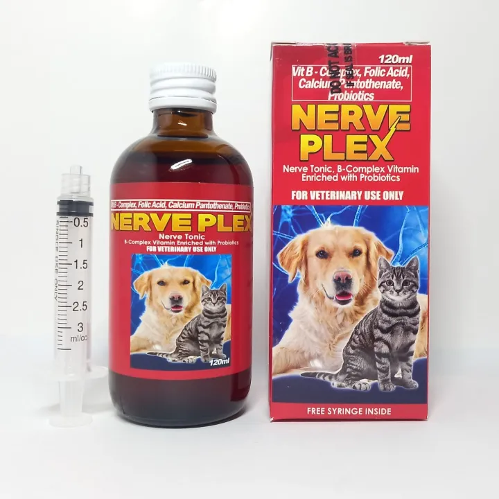 [VET SUPPORT]1BOX NERVE PLEX 120mL VITAMIN SUPPLEMENT FOR PETS ...