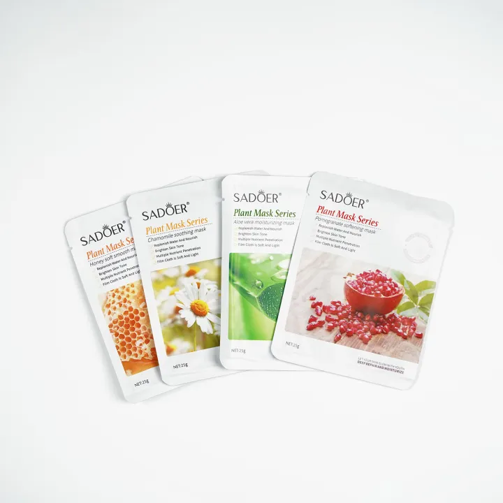 SADOER Plant Mask Series / 25g per sheet FACE Mask | Lazada