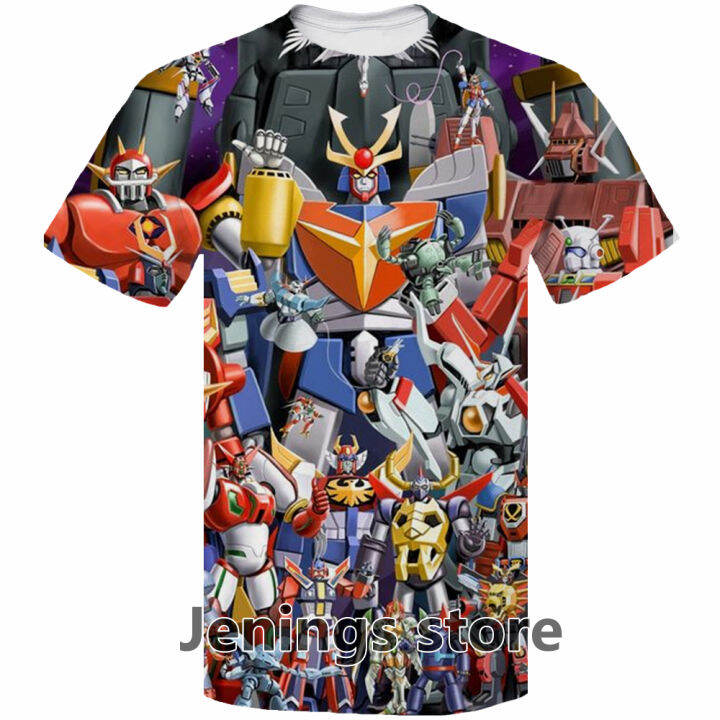 Voltes V Iconic Mecha Series robot mechanic 3D all over print man shirt ...