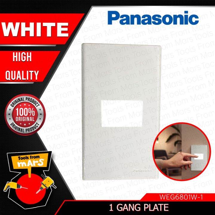 PANASONIC Original Wide Series 1 Gang Plate White WEG6801W-1 •TFM ...