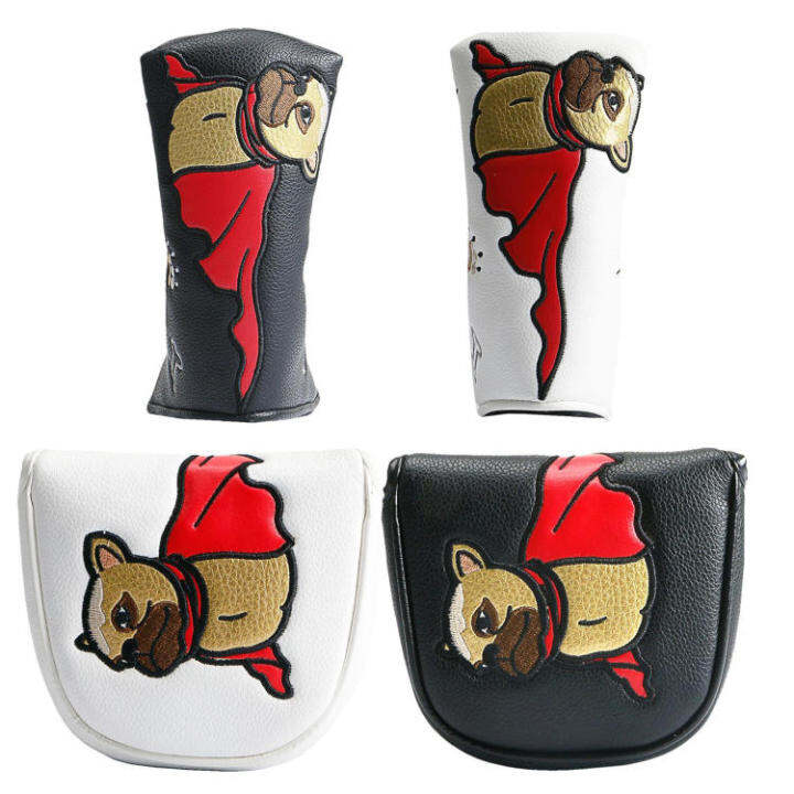 Putter Cover Waterproof Magnetic Putter Cover Headcover French Bulldog ...