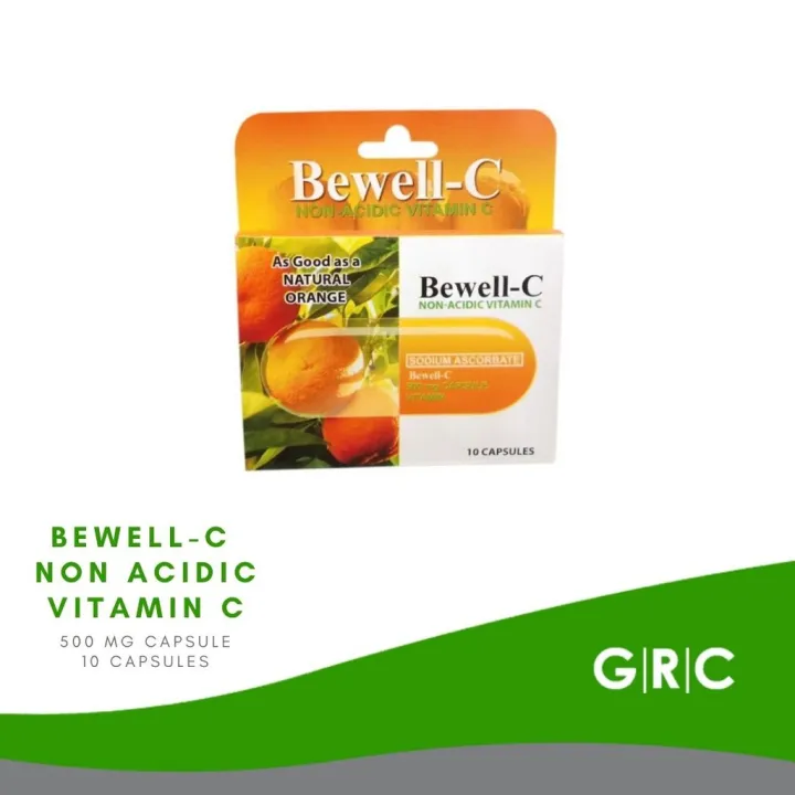 Bewell-C Non Acidic Vitamin C 500mg (10 Capsules) | Lazada PH