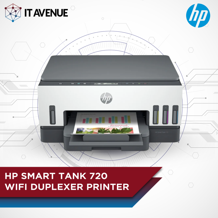 HP SMART TANK 720 ALL-IN-ONE WIFI DUPLEXER PRINTER | Lazada PH