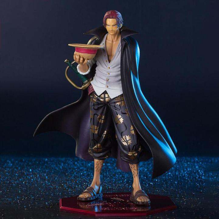 Anime Figure Red Hair Shanks New World Four Emperors Manga Statue PVC ...
