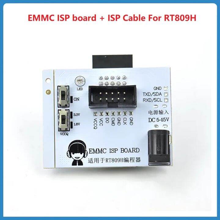 RT809H EMMC ISP Board Add ISP Cable Flying Wire Inline Read Write ...