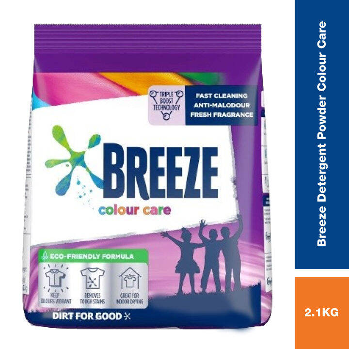 Breeze Detergent Power 2.1Kg Colour Care / Serbuk Pencuci Baju | Lazada