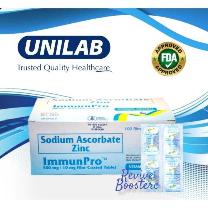 IMMUNPRO VITAMIN C PLUS ZINC UNILAB | Lazada PH