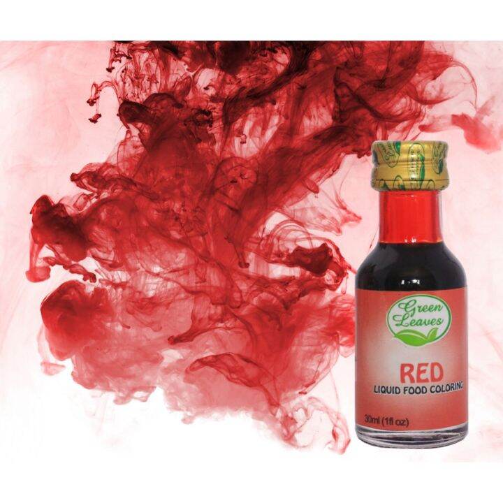 Green Leaves Red Liquid Food Color | Lazada PH