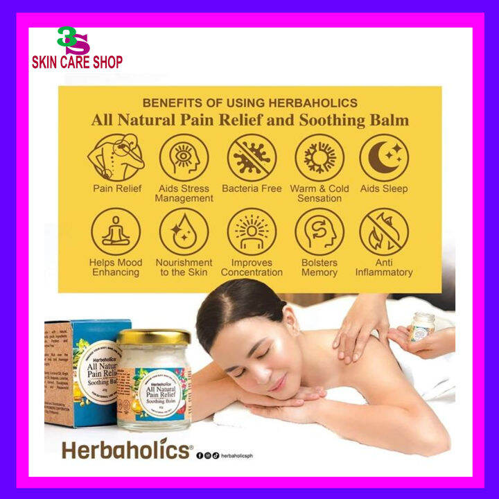 (massage / haplas) Herbaholics pain relief and soothing balm | Lazada PH