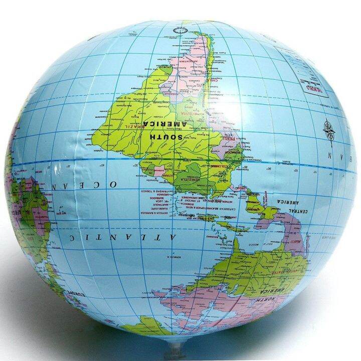 XFZHG Durable Gift Giant Balloon Ball Geography Educational 40cm PVC ...