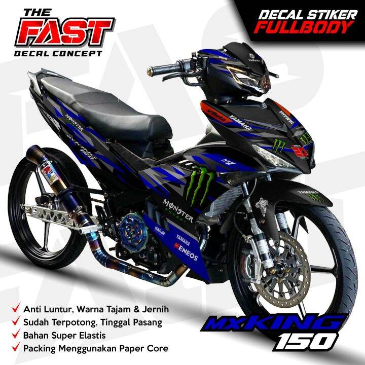 TERBARU Decal MX KING NEW Fullbody Liveri MotoGP Sticker Striping Decal ...