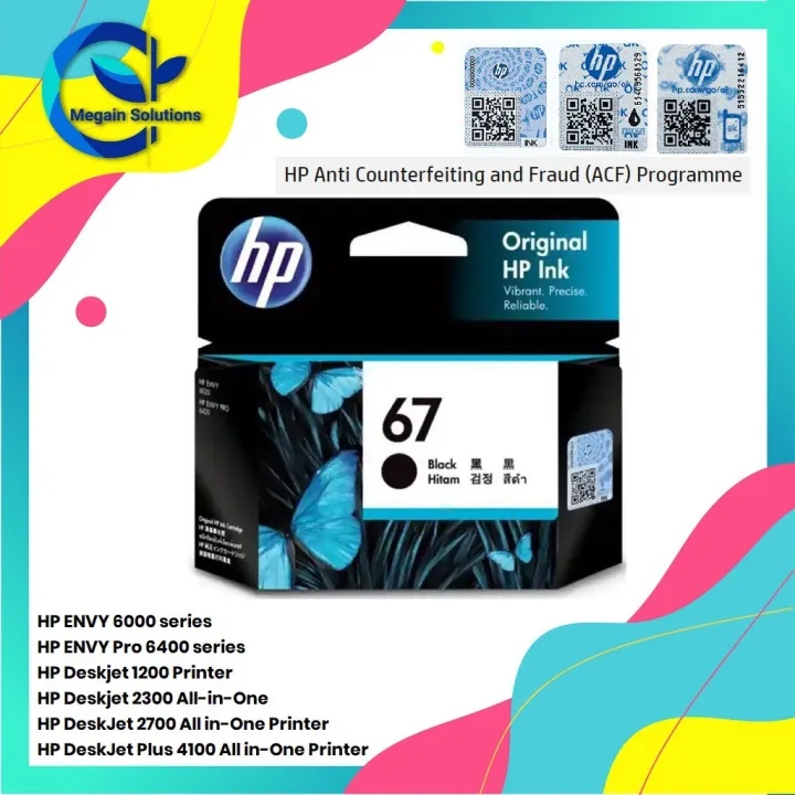 HP67 HP 67 / HP67XXL HP 67XXL - Black and Color Original Ink Advantage ...