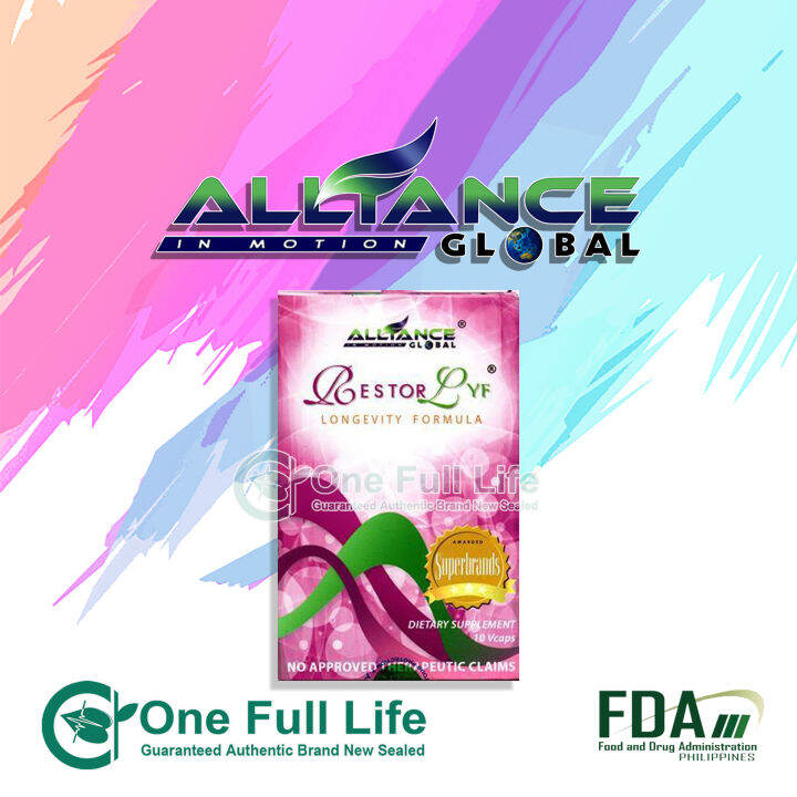 Aim Global Restorlyf Restor Lyf Longevity Formula 10 Capsules | Lazada PH