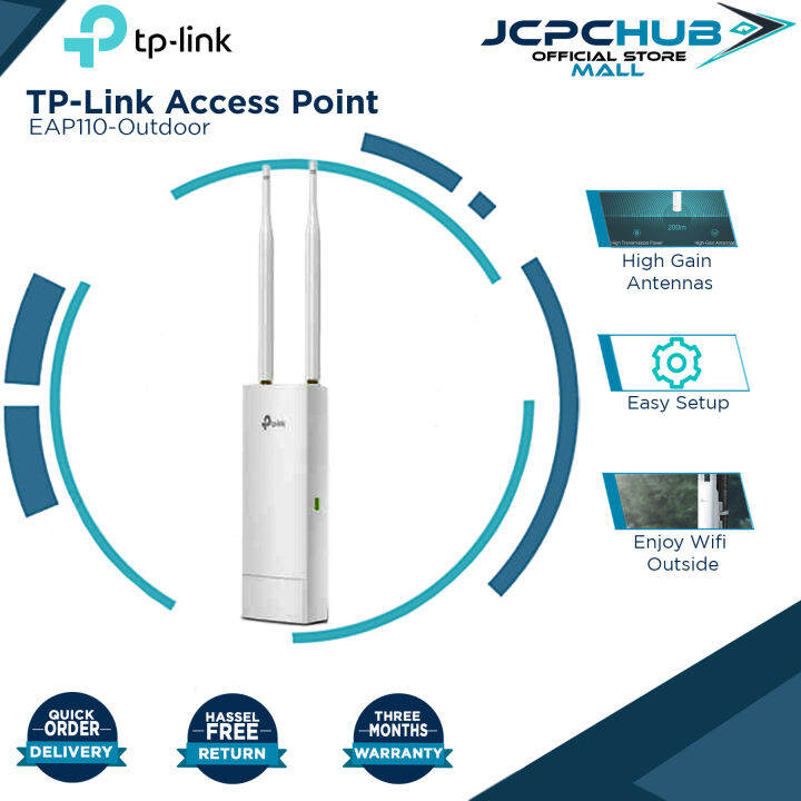 TP-Link EAP110-Outdoor 300Mbps Wireless N Outdoor Access Point | Lazada PH