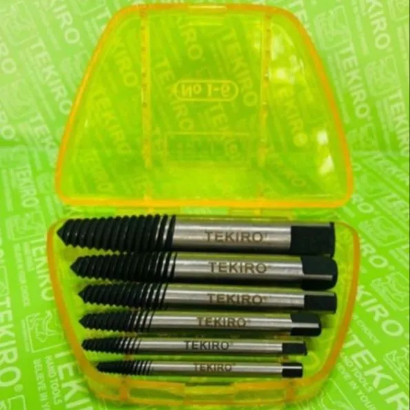 TEKIRO - Tap Balik 6 Pcs ukuran M3 sampai M25 - Pembuka Skrup Rusak ...