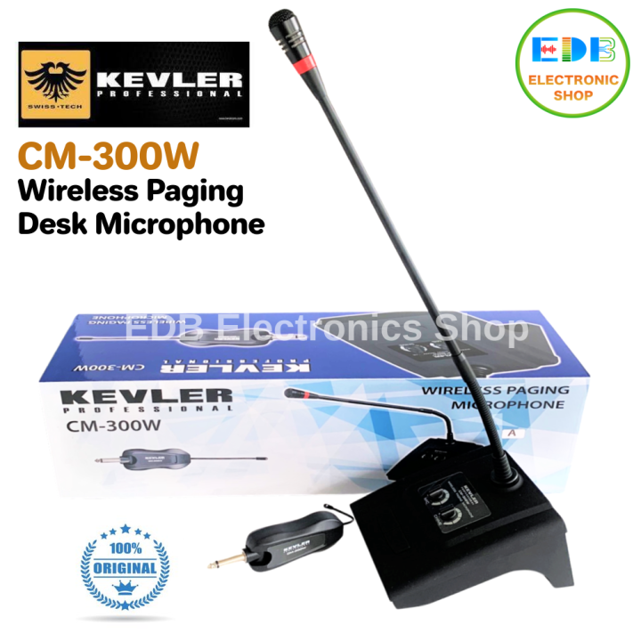 Original Kevler CM-300W Wireless Paging Desk Microphone Desk Mic with ...