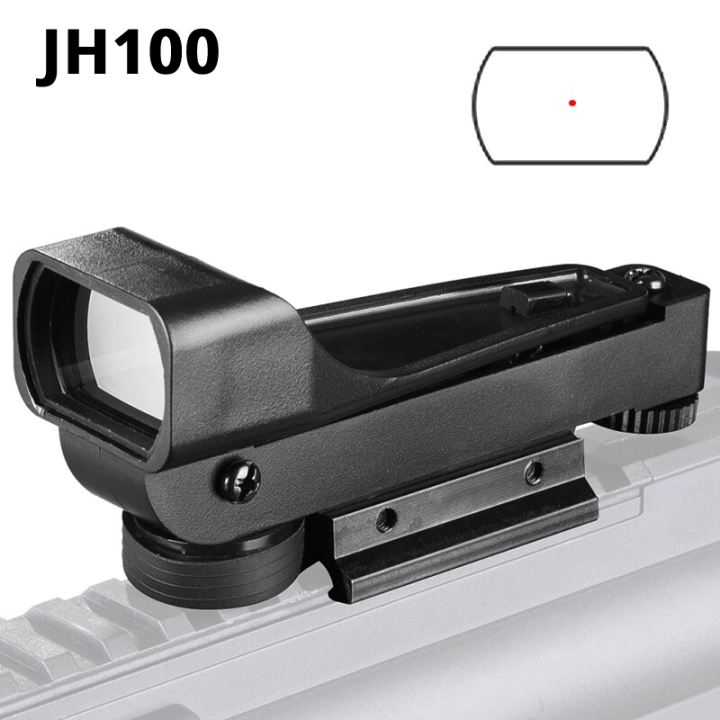 Tactical Plastic Reflex Sight Red-Dot Sight Scope Wide View for 20mm ...