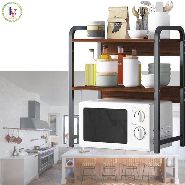 Double Furniture Multi-layer Shelf Standing Storage Shelf Cabinet ...