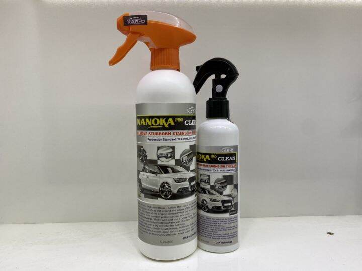 Nước tẩy ố rửa kính xe ô tô chuyên dụng Nanoka Bình xịt kính tẩy rửa ...
