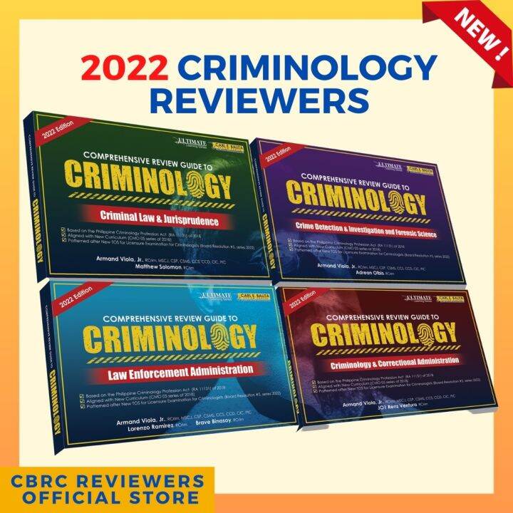 (READY TO SHIP) 2022 CBRC Comprehensive Review Guide to Criminology ...