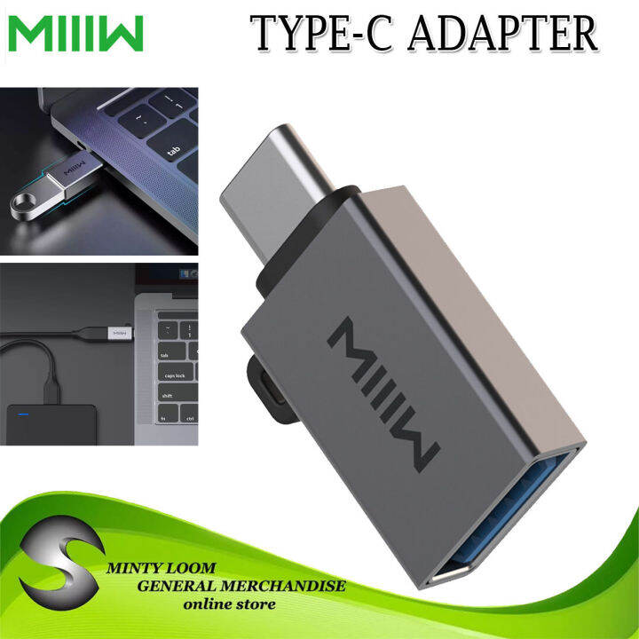 MIIIW USB Type-C OTG Adapter Type-C to USB 3.0 Cable Converters Fast ...