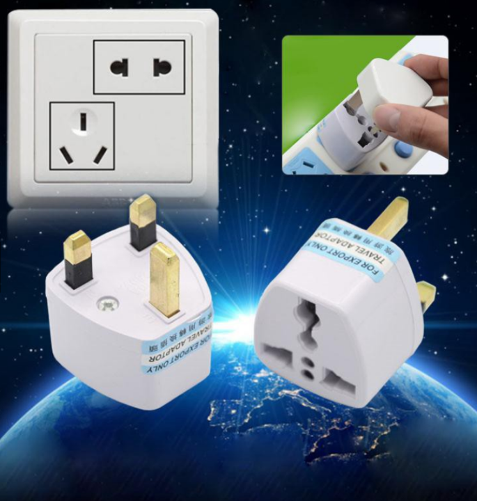 International 3 Pin Plug Adaptor 2 Pin US EU CHINA Multi Pin To ...