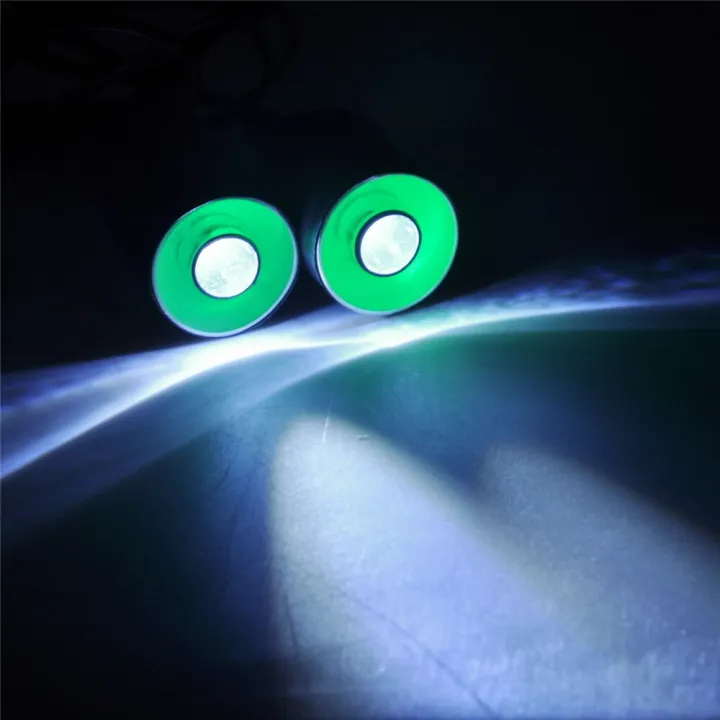 Angel & Demon Eyes LED หลอดไฟหน้ารถ2 Leds แบบตั้งโต๊ะ,หลอดไฟ LED ขนาด13 ...