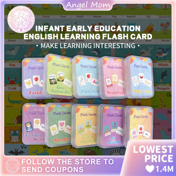 Baby Learning Card English Learning Card Infant Learning Card Early ...