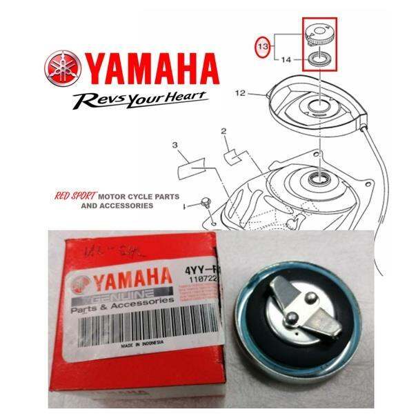 TANK CAP ASSY for MIO / SNIPER 150 YAMAHA GENUINE 4YY-F4610-00 | Lazada PH