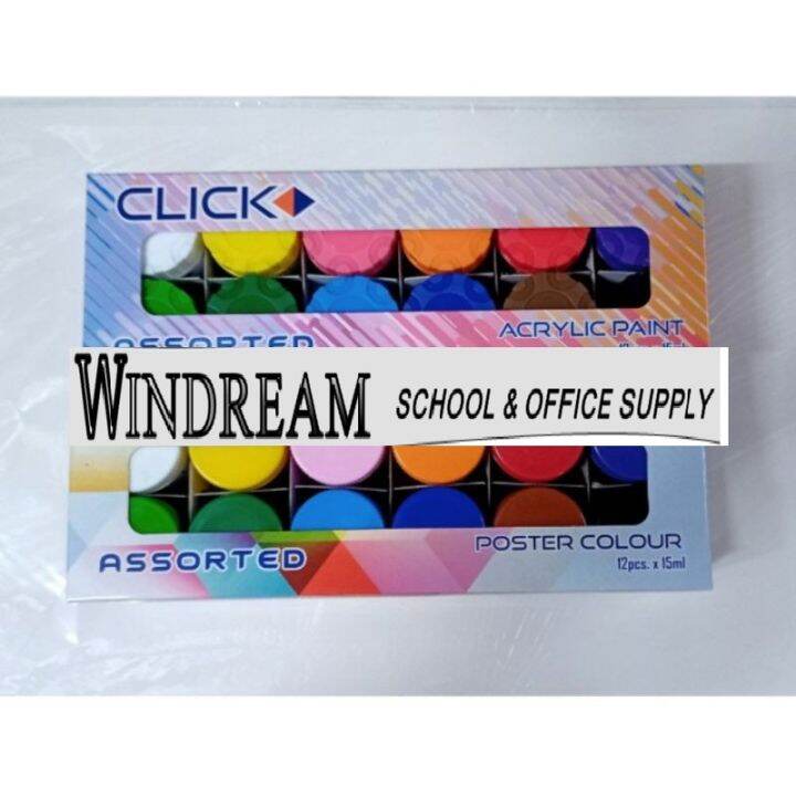 Click Acrylic Paint per Box | Lazada PH