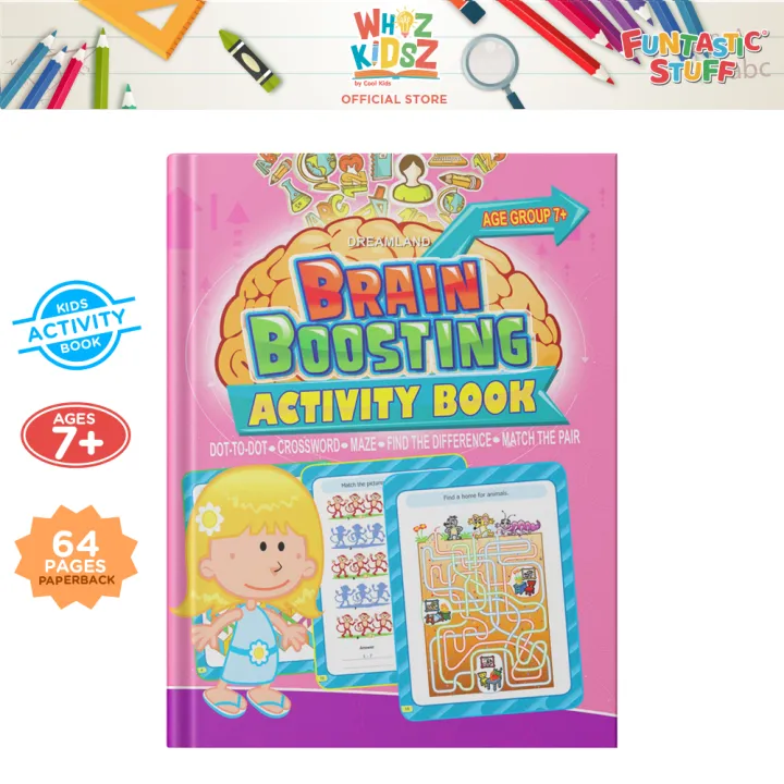 Whiz Kidsz Dot to Dot Brain Boosting Activity Book , Books for Kids ...