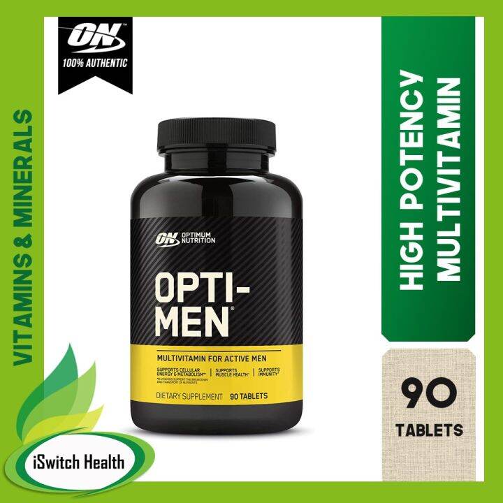 Opti-Men High Potency All-Around Multi-vitamin 90 Tablets | Optimen ...