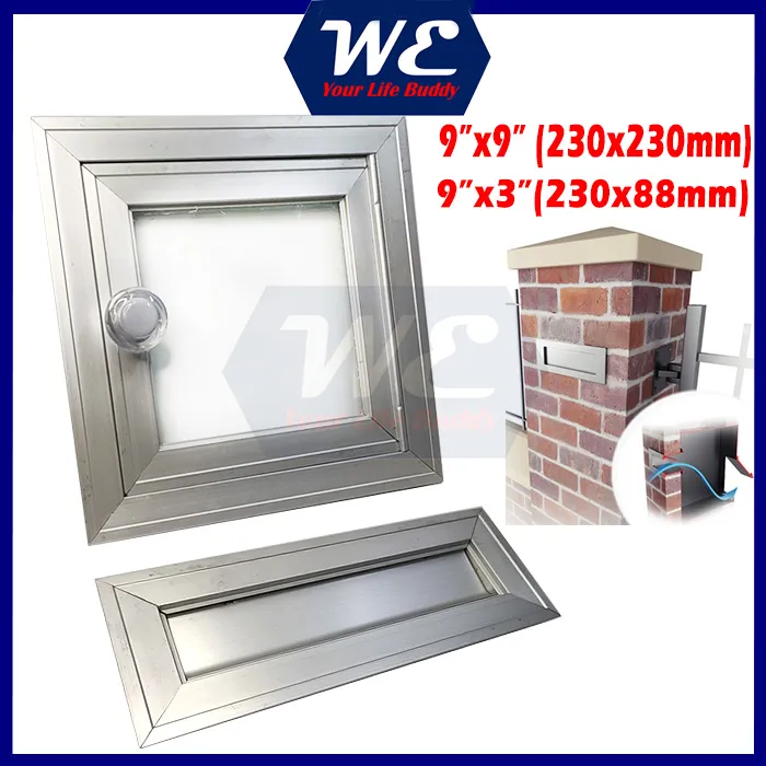 Heavy duty aluminium letter box head and tail/Antique letter box ...