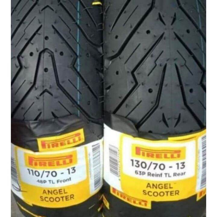PIRELLI ANGEL SCOOTER STOCK TIRE SIZE for NMAX v1 / v2 with FREE ...