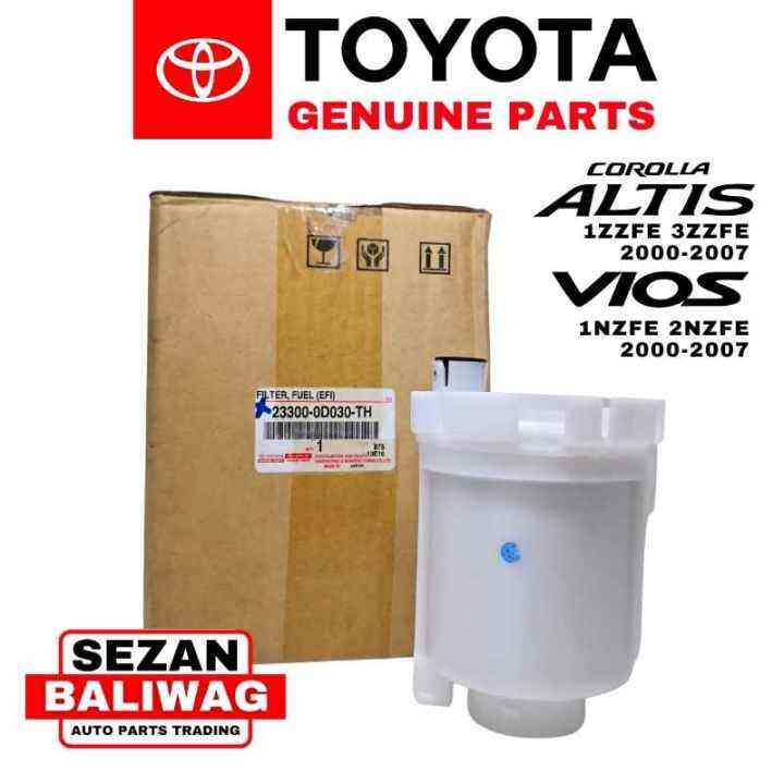 ORIGINAL TOYOTA FUEL FILTER ASSY COROLLA ALTIS VIOS 2002-2007 23300 ...