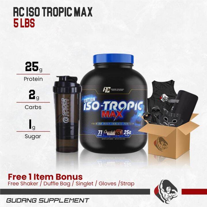 RC Ronnie Coleman Iso Tropic Max 5 Lbs Whey Protein Isolate | Lazada ...
