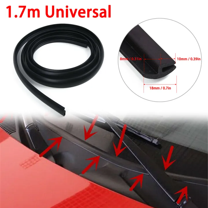 [Ready Stock] Protective Rubber Gasket Strip Under Windshield Wiper ...