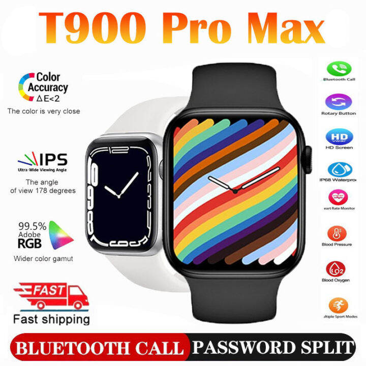 T900 Pro Max Smart Watch 1.71'' Series 7 Series 8 Bluetooth Call Heart ...