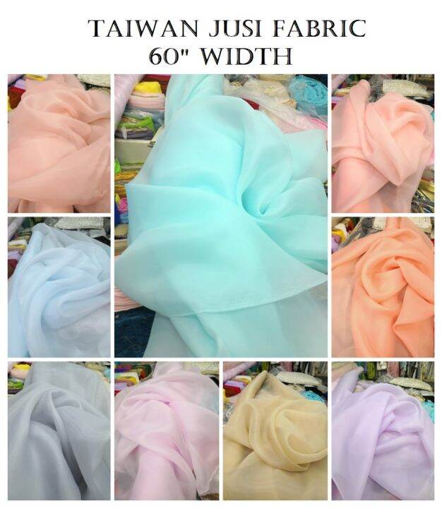 TAIWAN JUSI FABRIC 60"width | Lazada PH