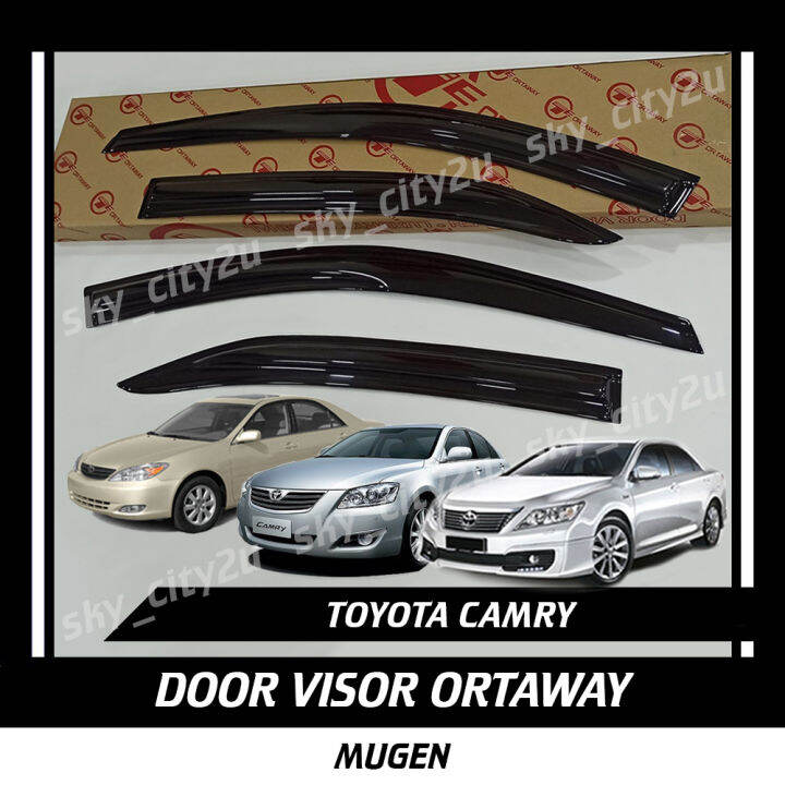 Toyota Camry Door Visor Ortaway Mugen Camry 2002 2003 2004 2005 2006 ...