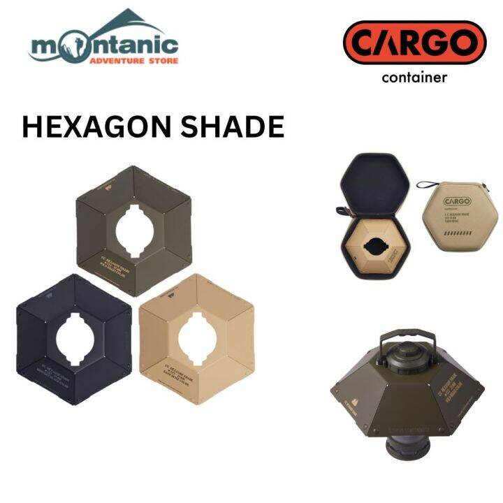 Cargo Container Hexagon Shade- For Dual Light Mini size/Light diffusion ...