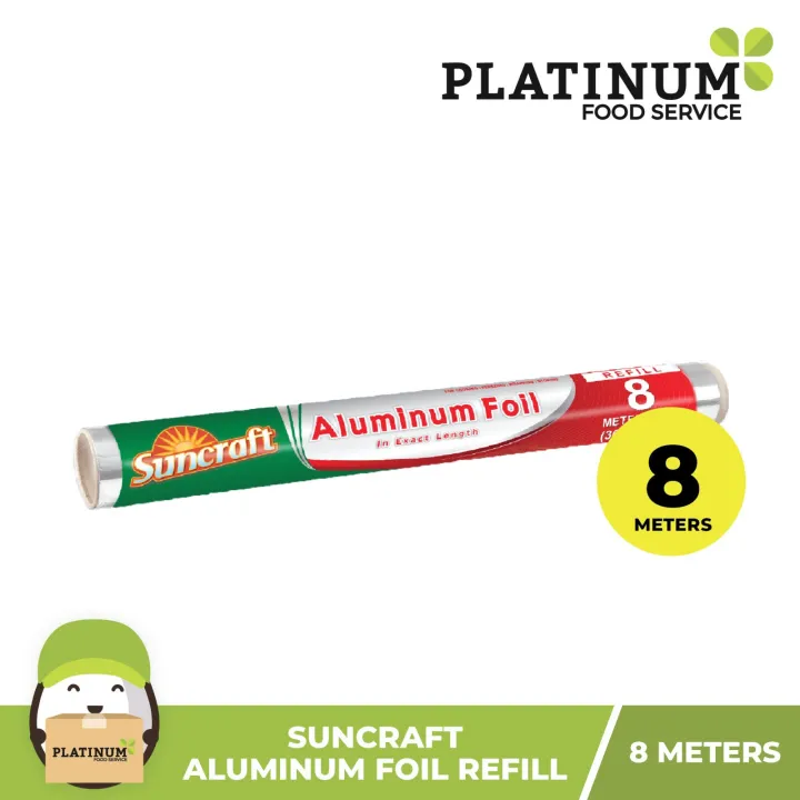 SUNCRAFT ALUMINUM FOIL REFILL 30CM X 8M | Lazada PH