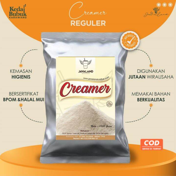 Krimer REGULER Creamer Javaland 1kg original | Lazada Indonesia